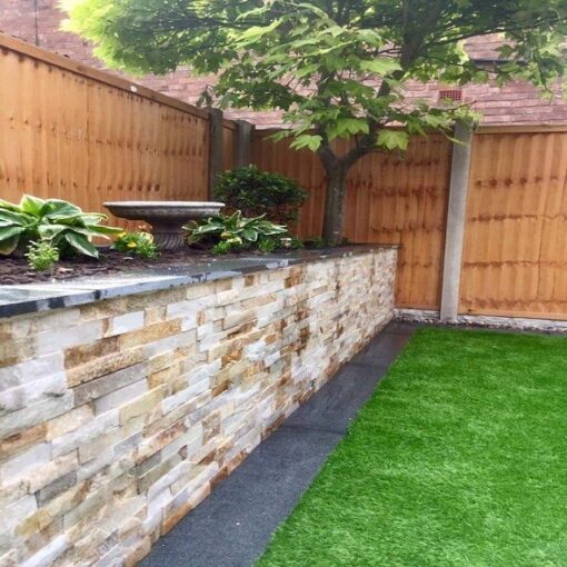 Golden Quartz wall cladding | Perfect Pave Ltd